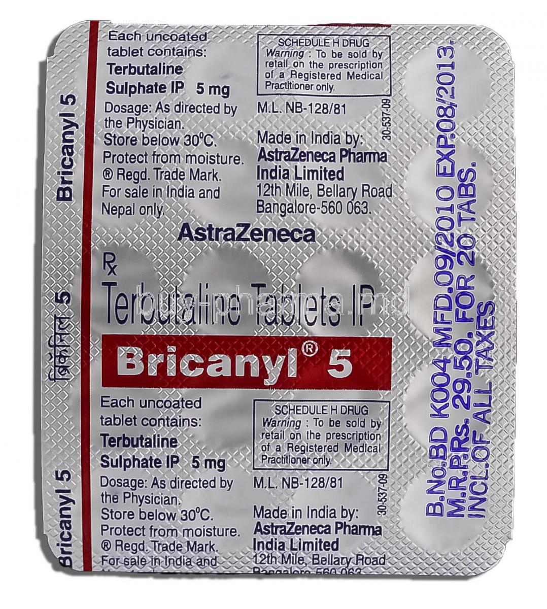 Buy Terbutaline Sulphate Generic Brethine Online Buy pharma md