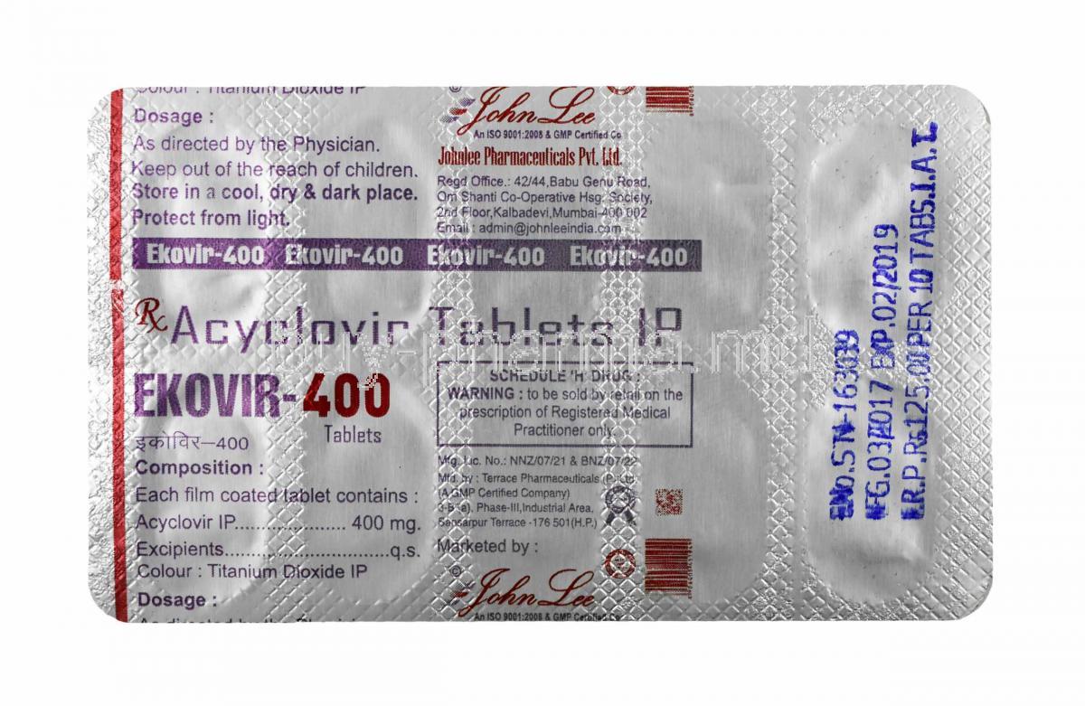 Buy Ekovir Acyclovir Online